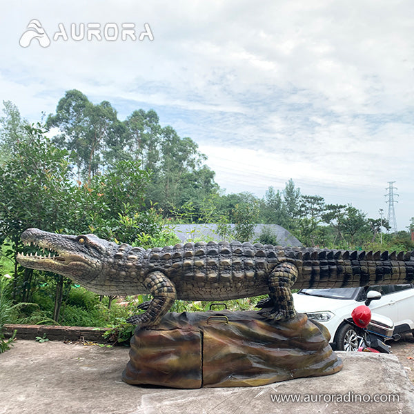 Robotic Lifesize Animal Alligator for Animal Lantern Exhibits