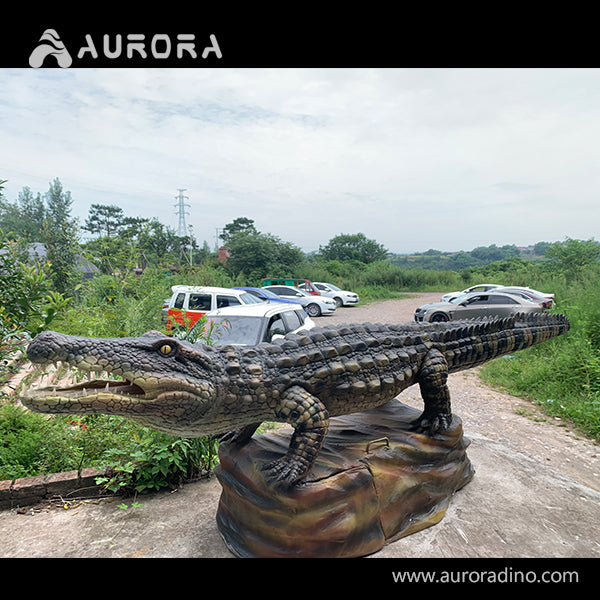 Robotic Lifesize Animal Alligator for Animal Lantern Exhibits