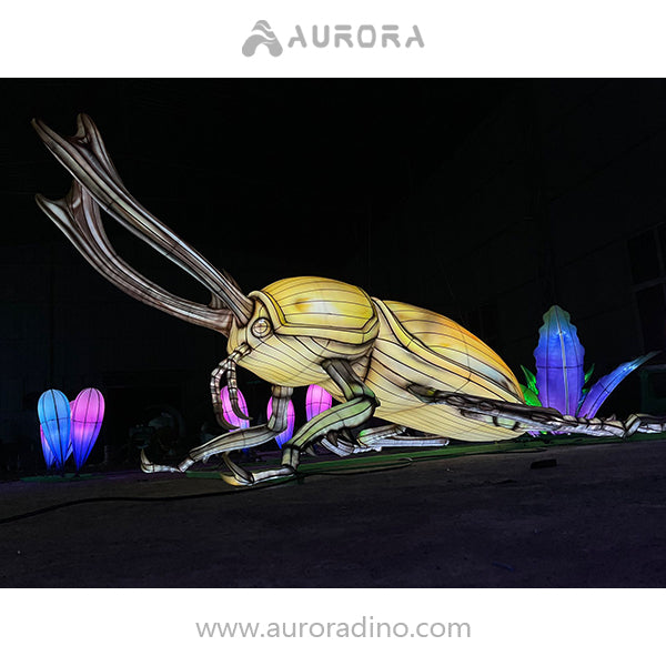 Insect Lantern Exhibition for Christmas Lighting Events-Unicorn