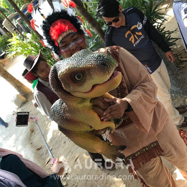 Baby Tyrannosaurus Rex Puppet For Relistic Dinosaur Prop