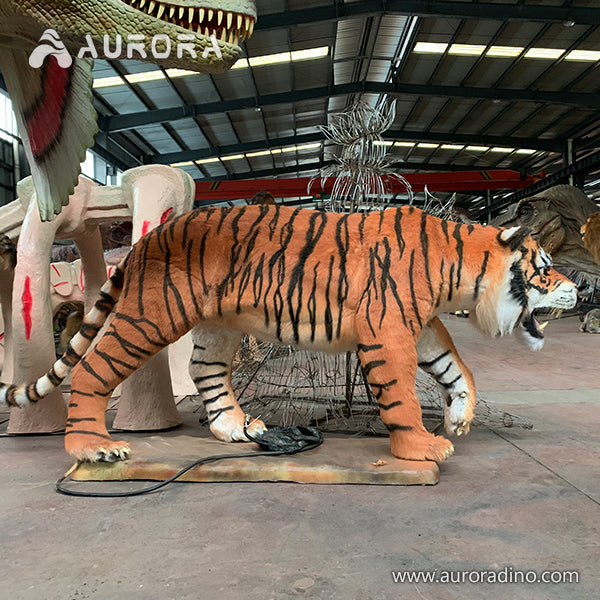 Tiger Model Animatronic Animal For Jungle Forest