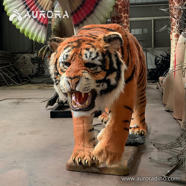 Tiger Model Animatronic Animal For Jungle Forest