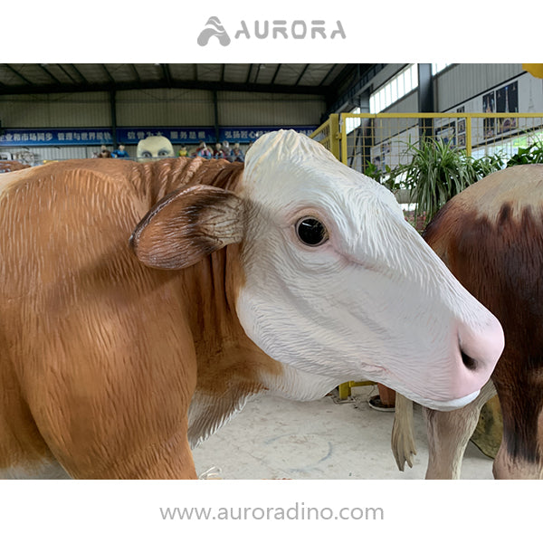 Animatronic Cow Animal Model Farm Exhibits