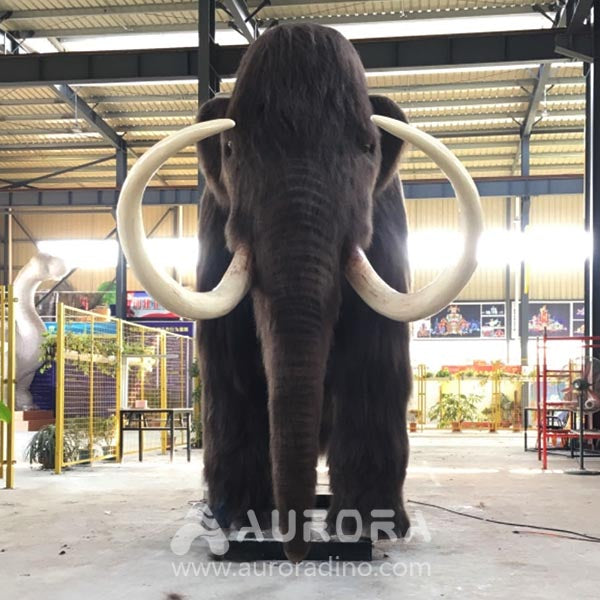 Life Size Mammoth Robotic Prehistoric Animal